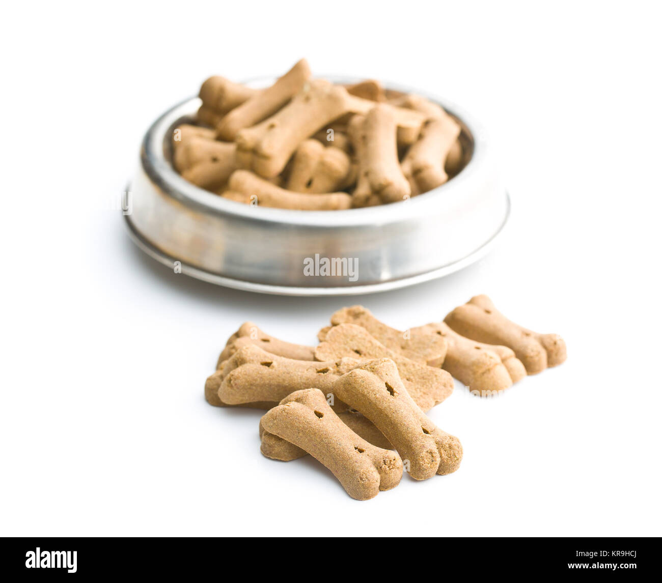 Dog food shaped like bones Stock Photo - Alamy