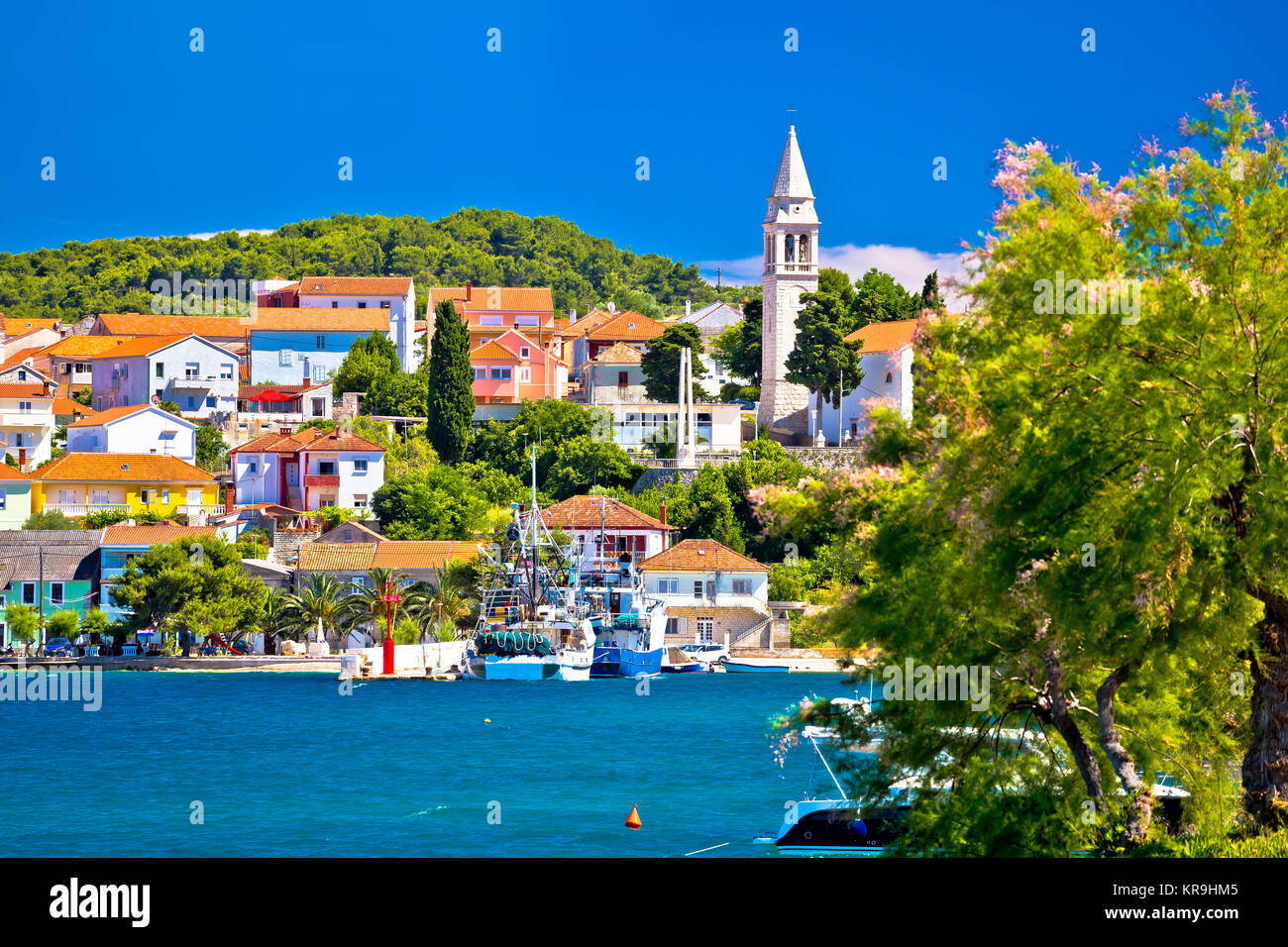 Kali harbor and waterfront summer view Stock Photo - Alamy