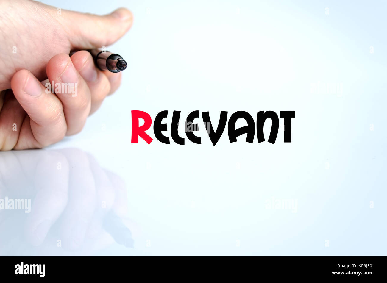 Relevant text concept Stock Photo - Alamy