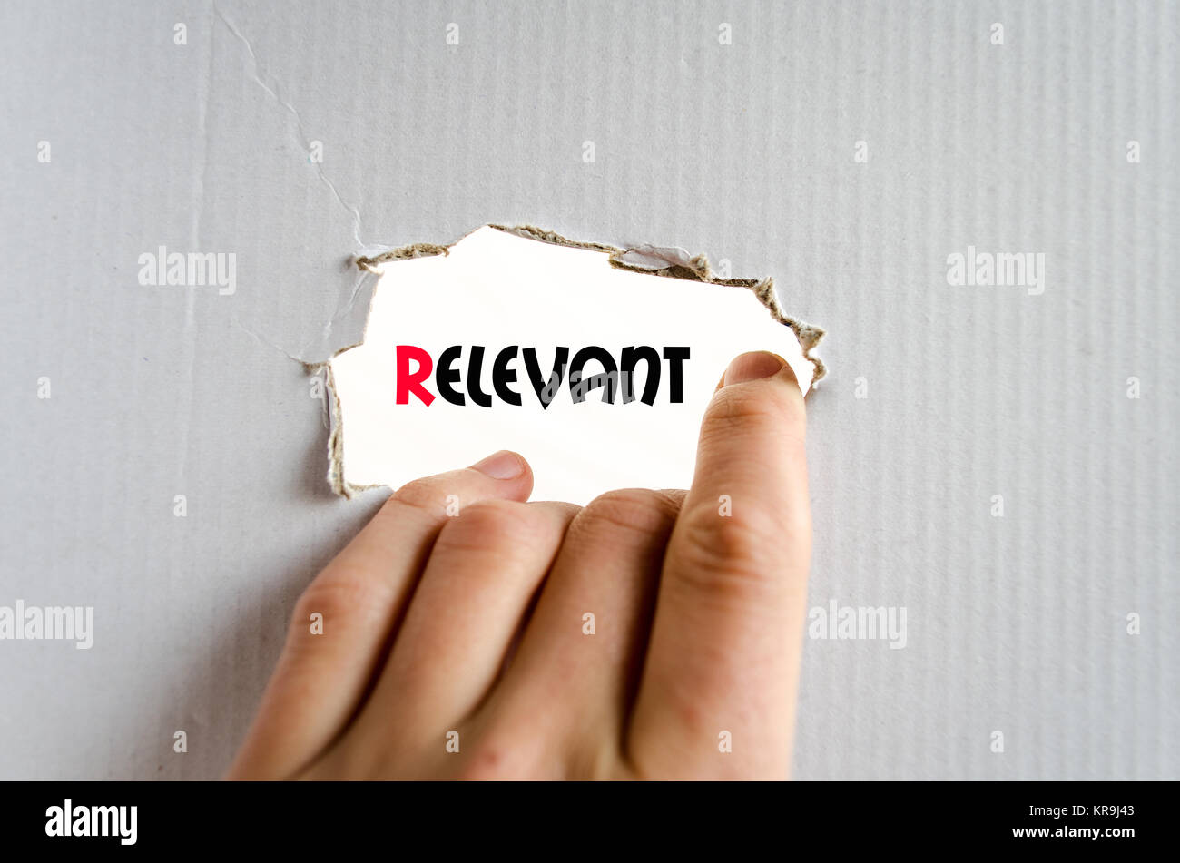Relevant text concept Stock Photo - Alamy