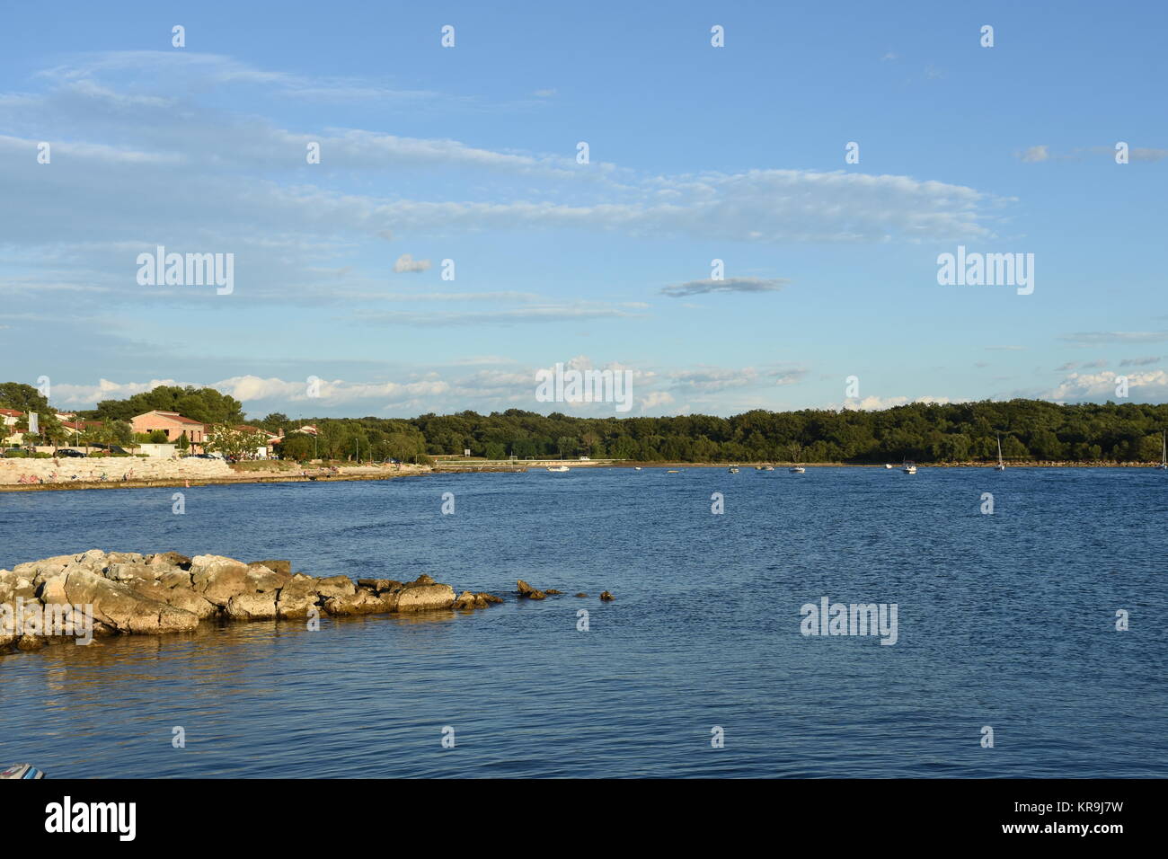 lovrecica,san lorenzo,bay,coast,shore,beach,bathing beach,cliff Stock ...
