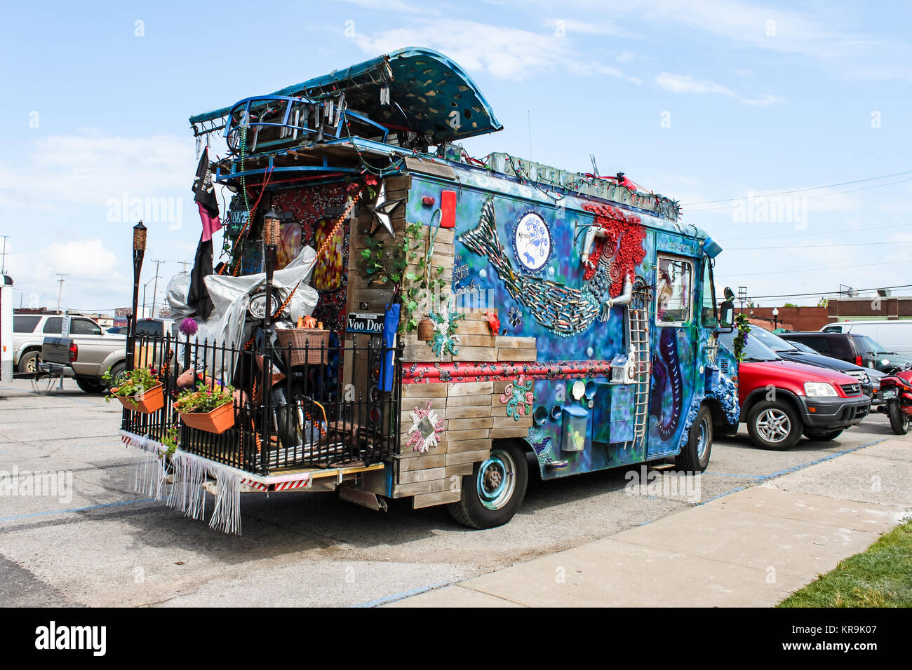 Crazy wild art van painted up wth an under the sea theme and named My ...