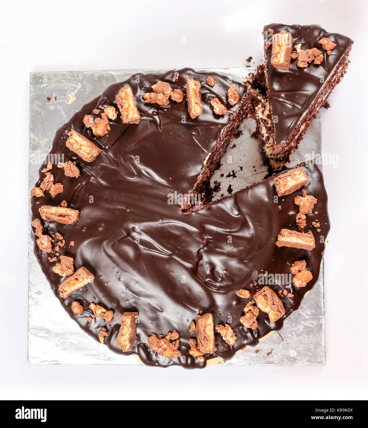 Chocolate Candy Topped Mocha Cream Cookies Butter Fudge Explosion Cake ...