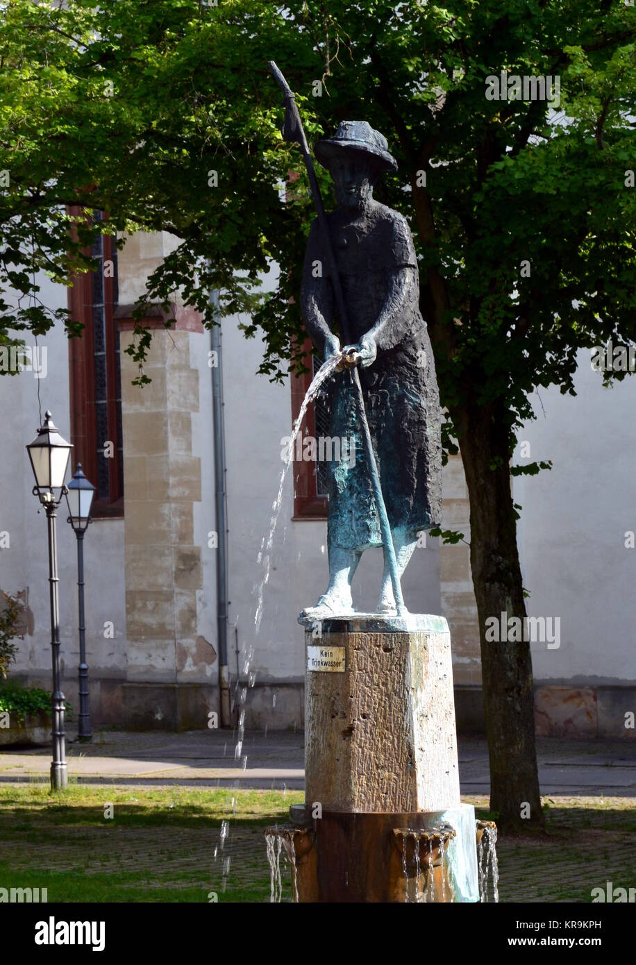 saint james statue in germersheim Stock Photo - Alamy