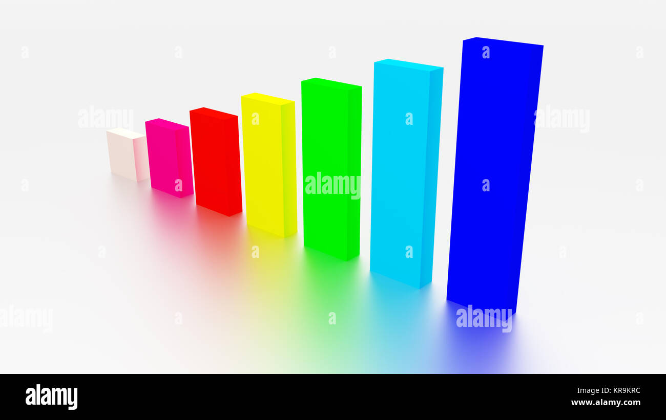 Growing Bars Render Stock Photo - Alamy