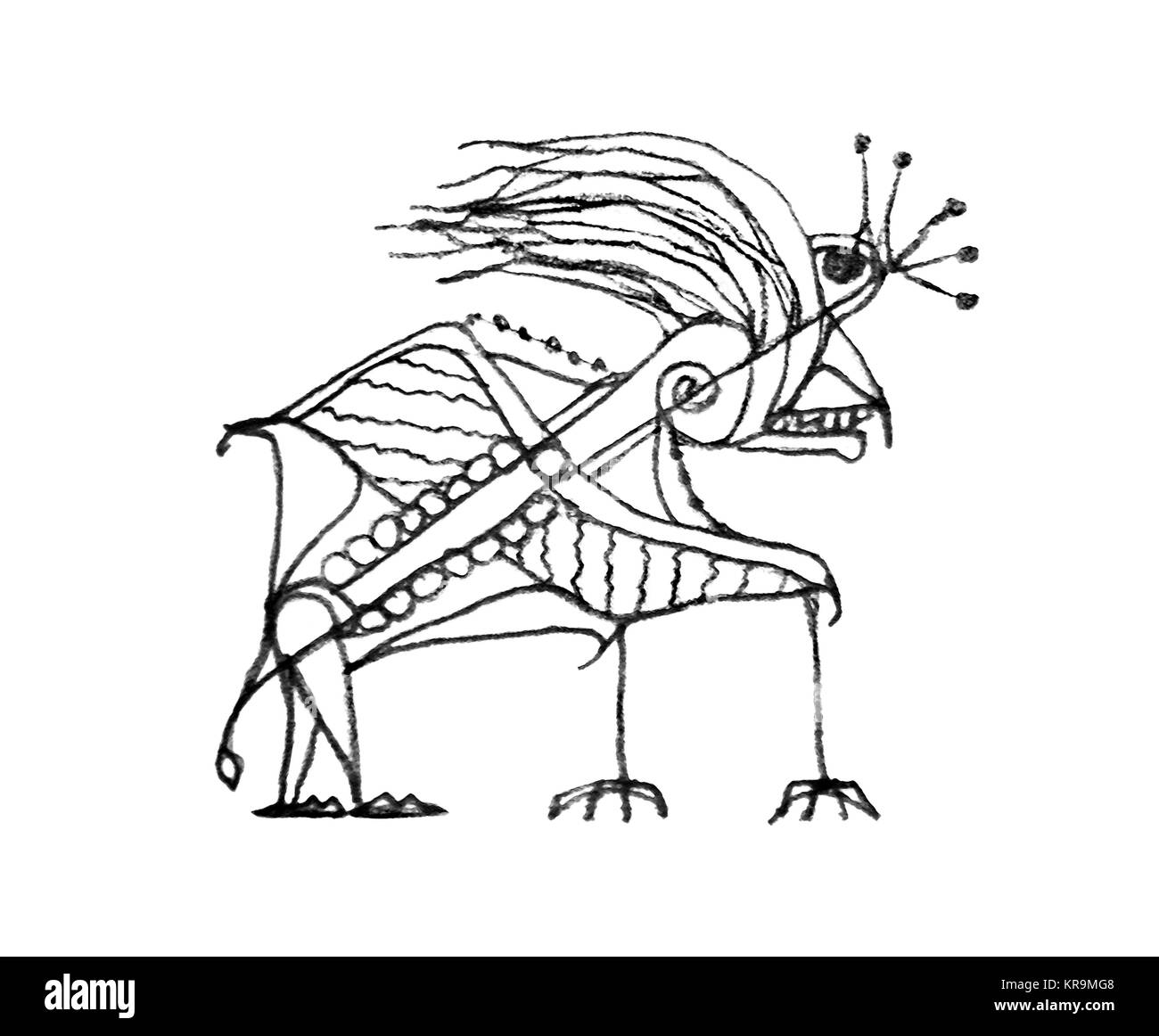 Side face drawing Cut Out Stock Images & Pictures - Alamy