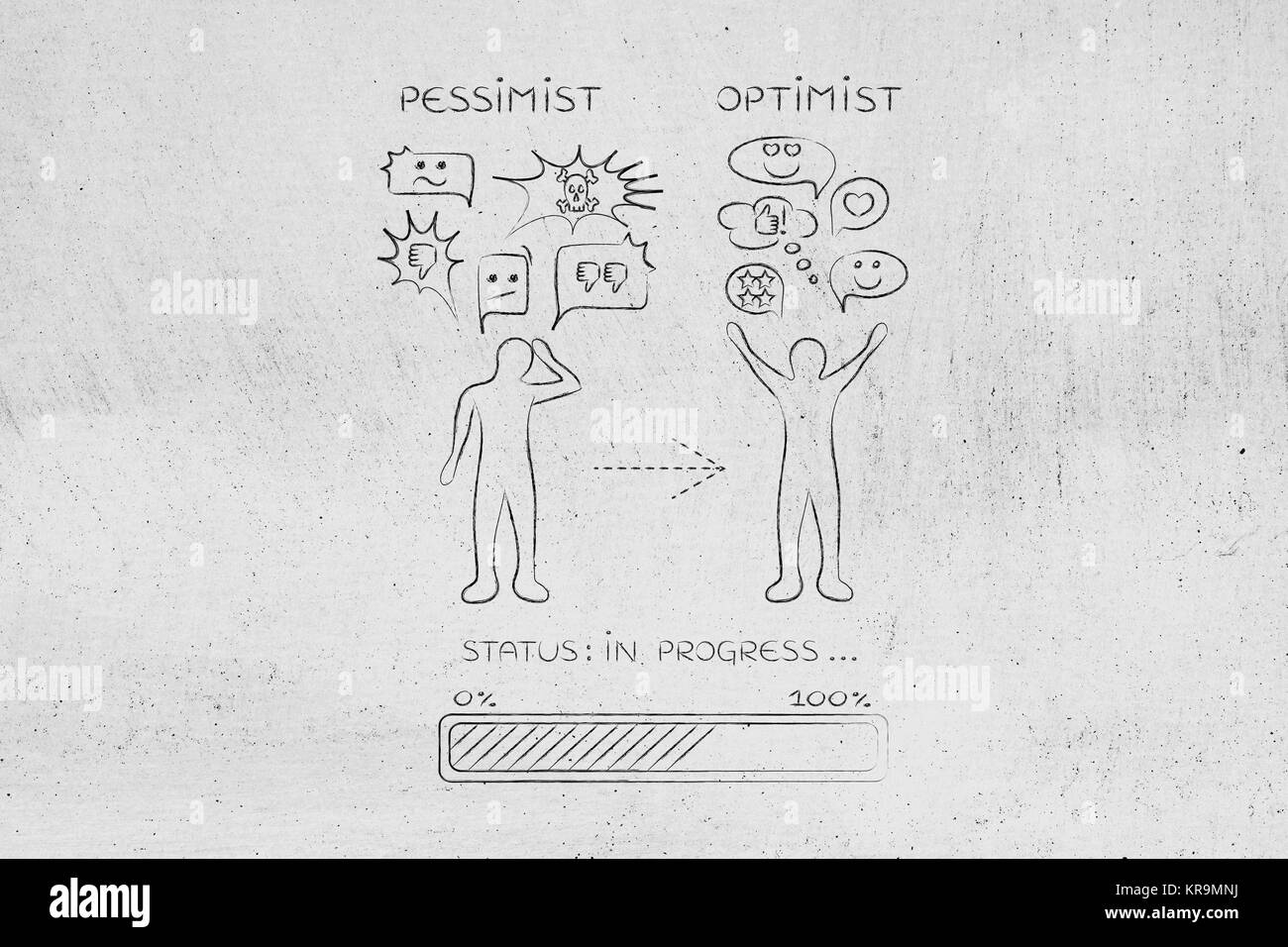 Pessimist Optimist High Resolution Stock Photography and Images - Alamy