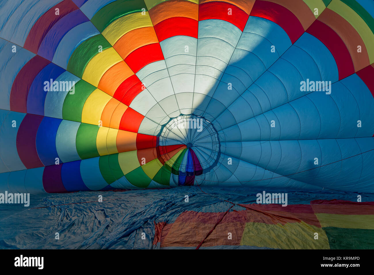 Inside of hot air balloon Stock Photo - Alamy
