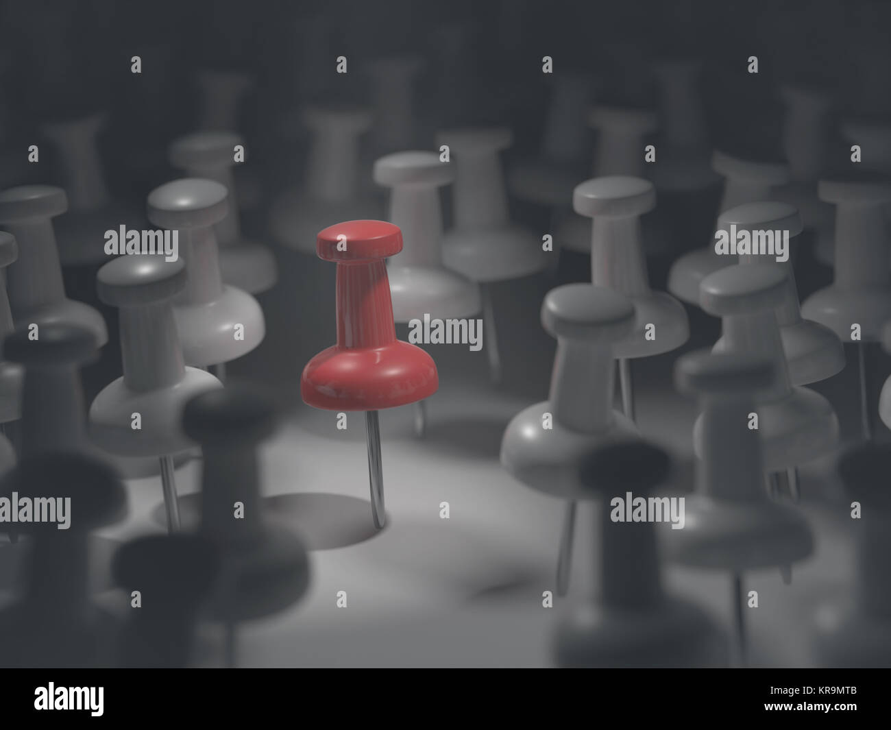 Special Red Pin Stock Photo - Alamy