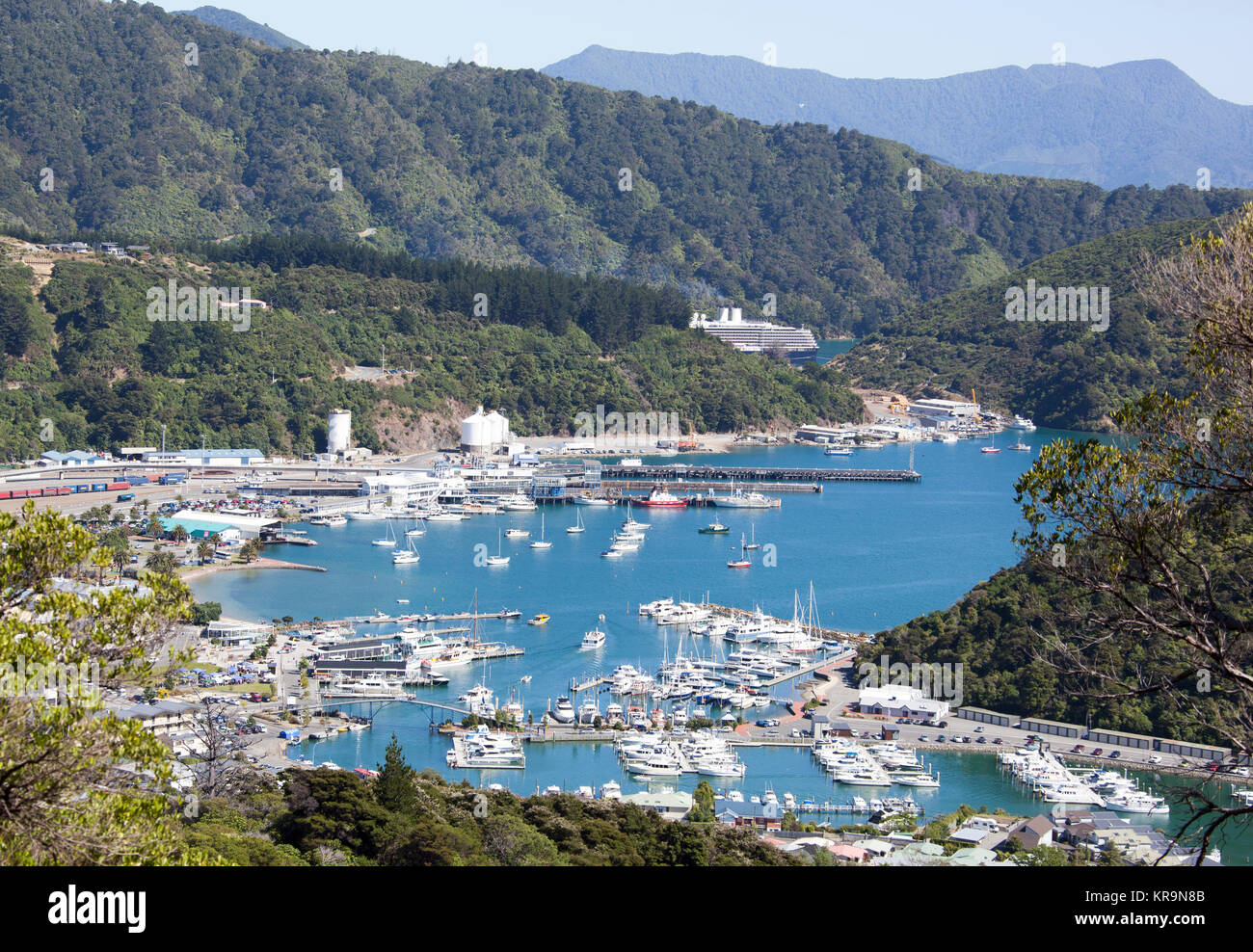 Picton Town Harbor Stock Photo - Alamy