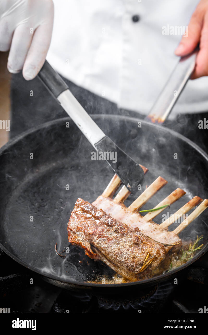 Rack of lamb Stock Photo - Alamy