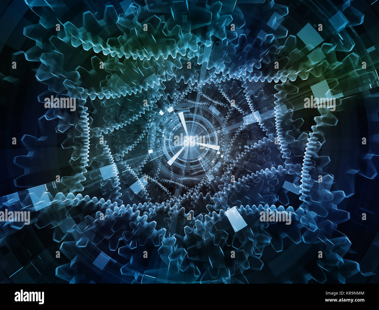 Conceptual Central Processing Stock Photo - Alamy