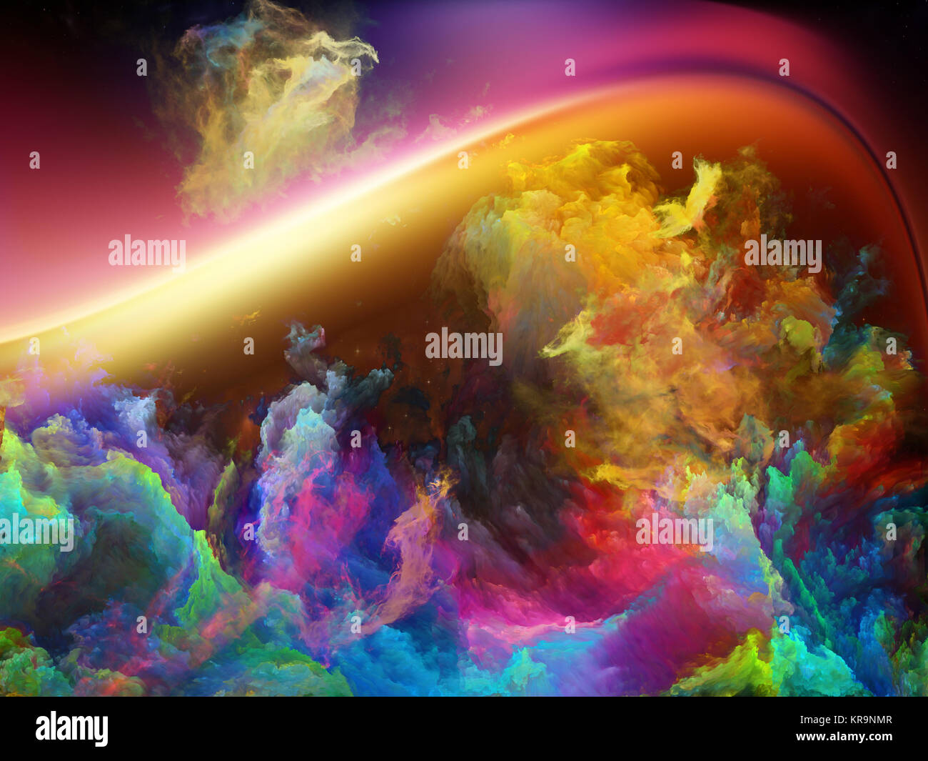 Game of Space Nebula Stock Photo - Alamy