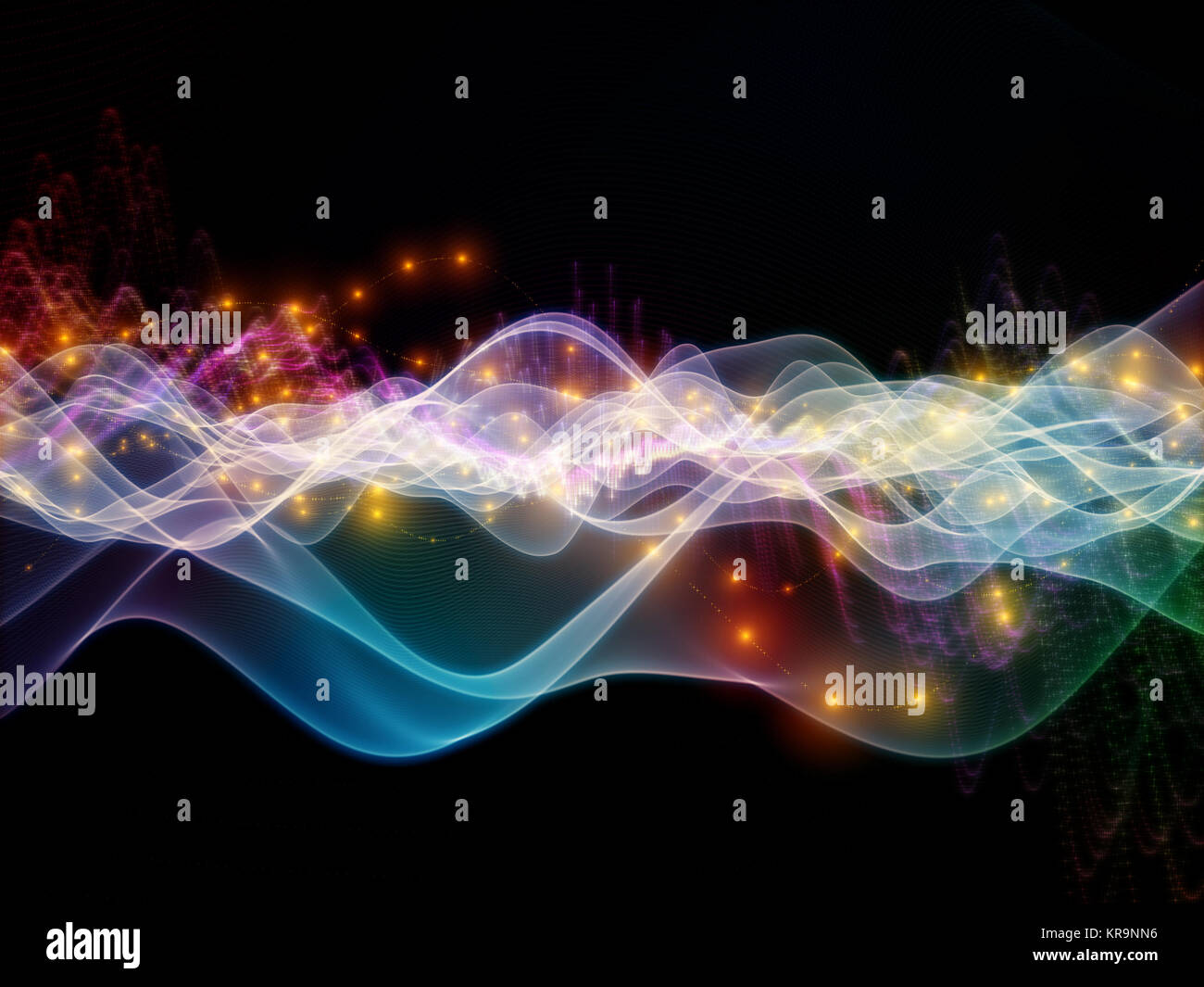 Glow of Wave Stock Photo - Alamy