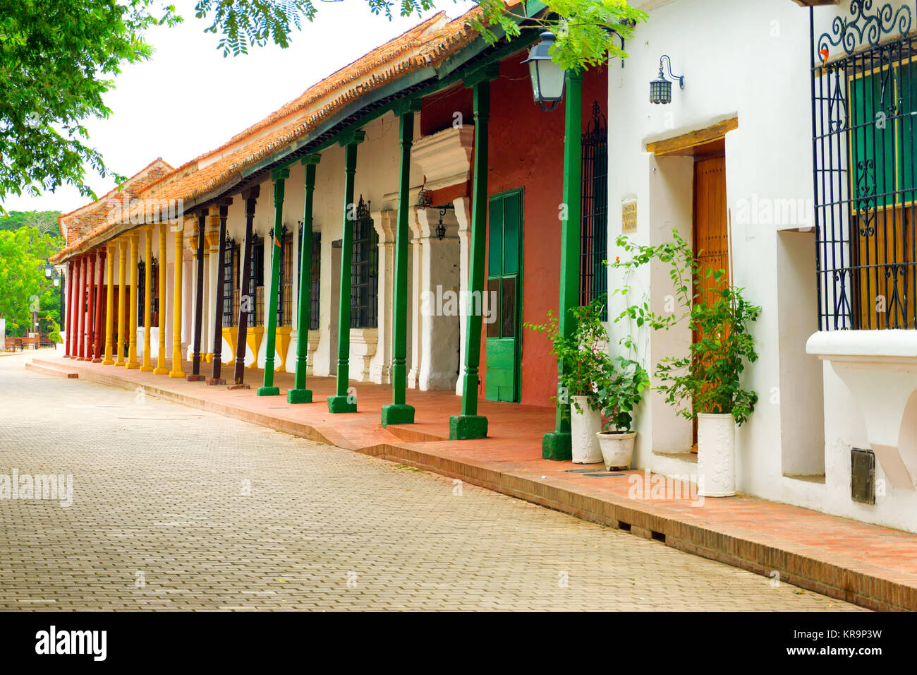Beautiful Colonial Architecture in Mompox Stock Photo - Alamy
