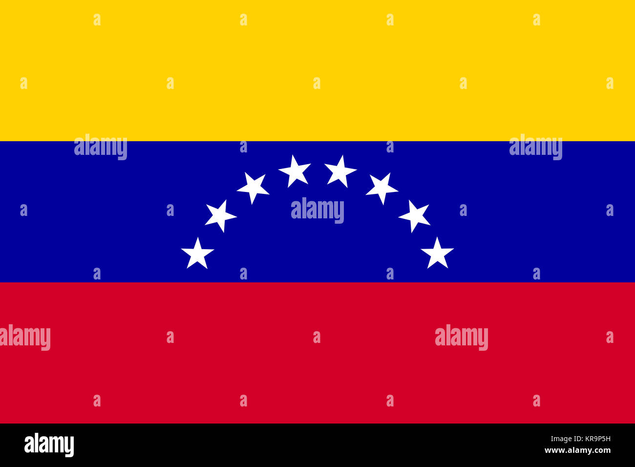 Flag of Venezuela in correct proportion and colors Stock Photo - Alamy