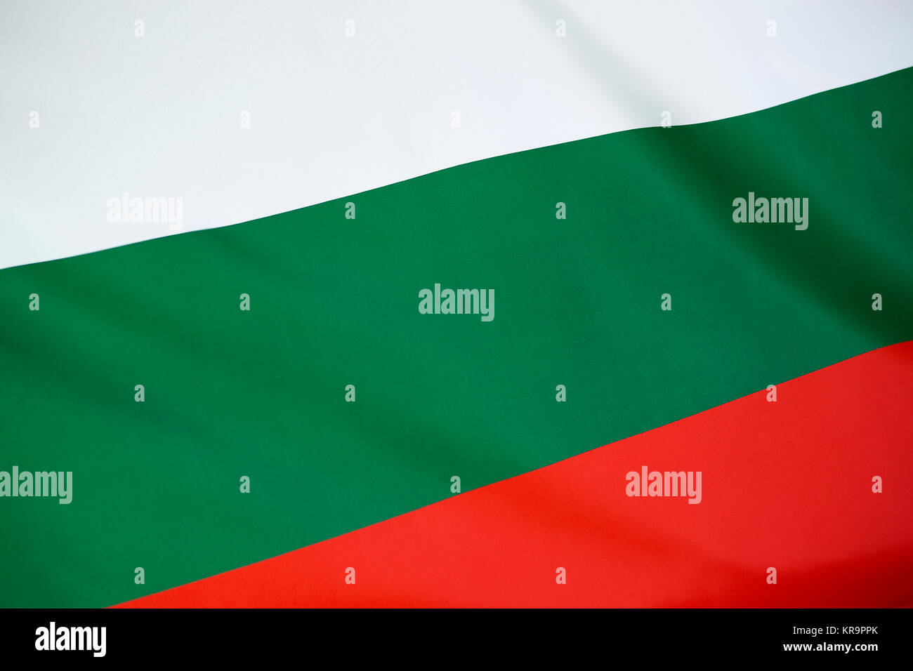 Closeup of textile Bulgaria flag for background Stock Photo - Alamy