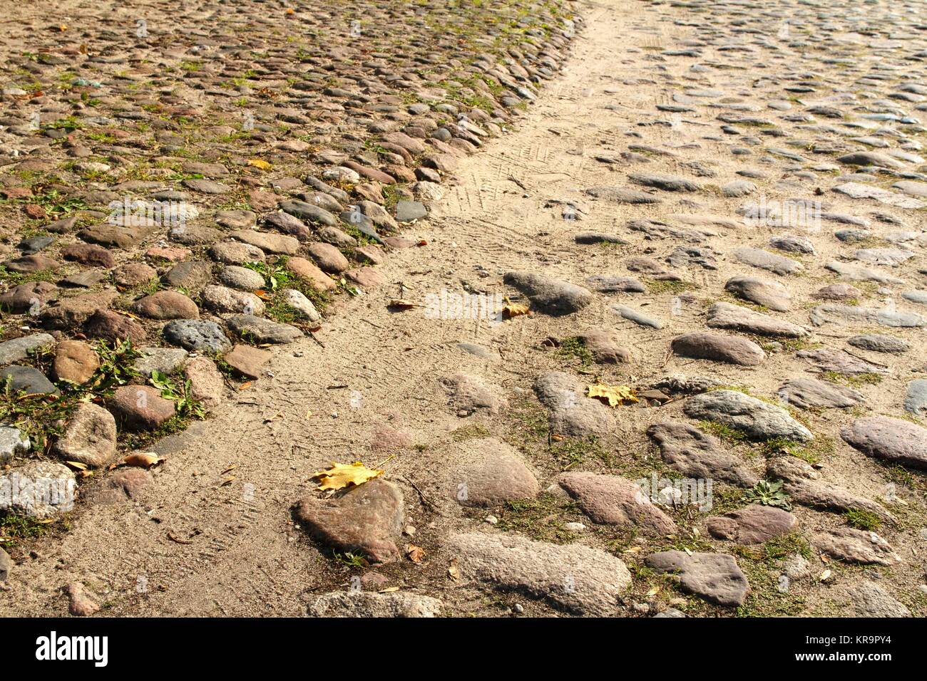 old stone road Stock Photo - Alamy