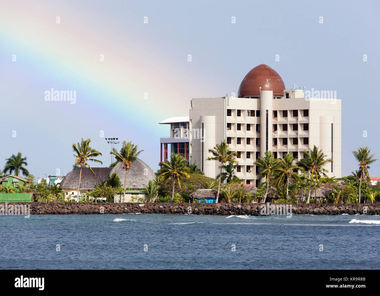Apia Town Skyline Stock Photo - Alamy
