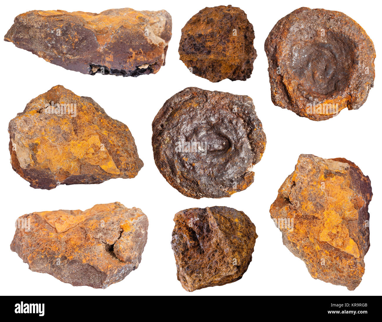 Limonite mineral rock sample hi-res stock photography and images - Alamy