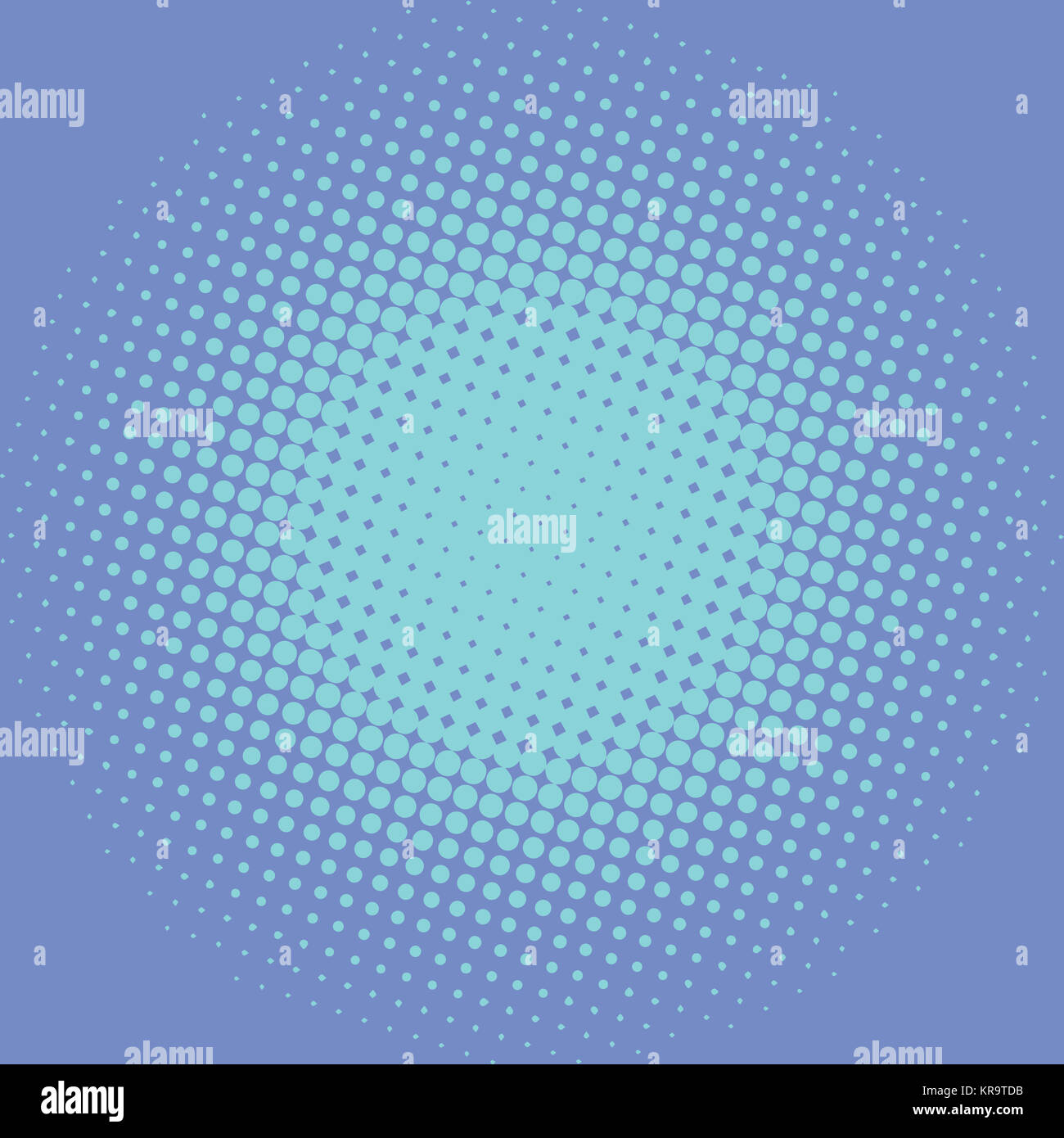 Blue pop art retro background with light effect Stock Photo - Alamy