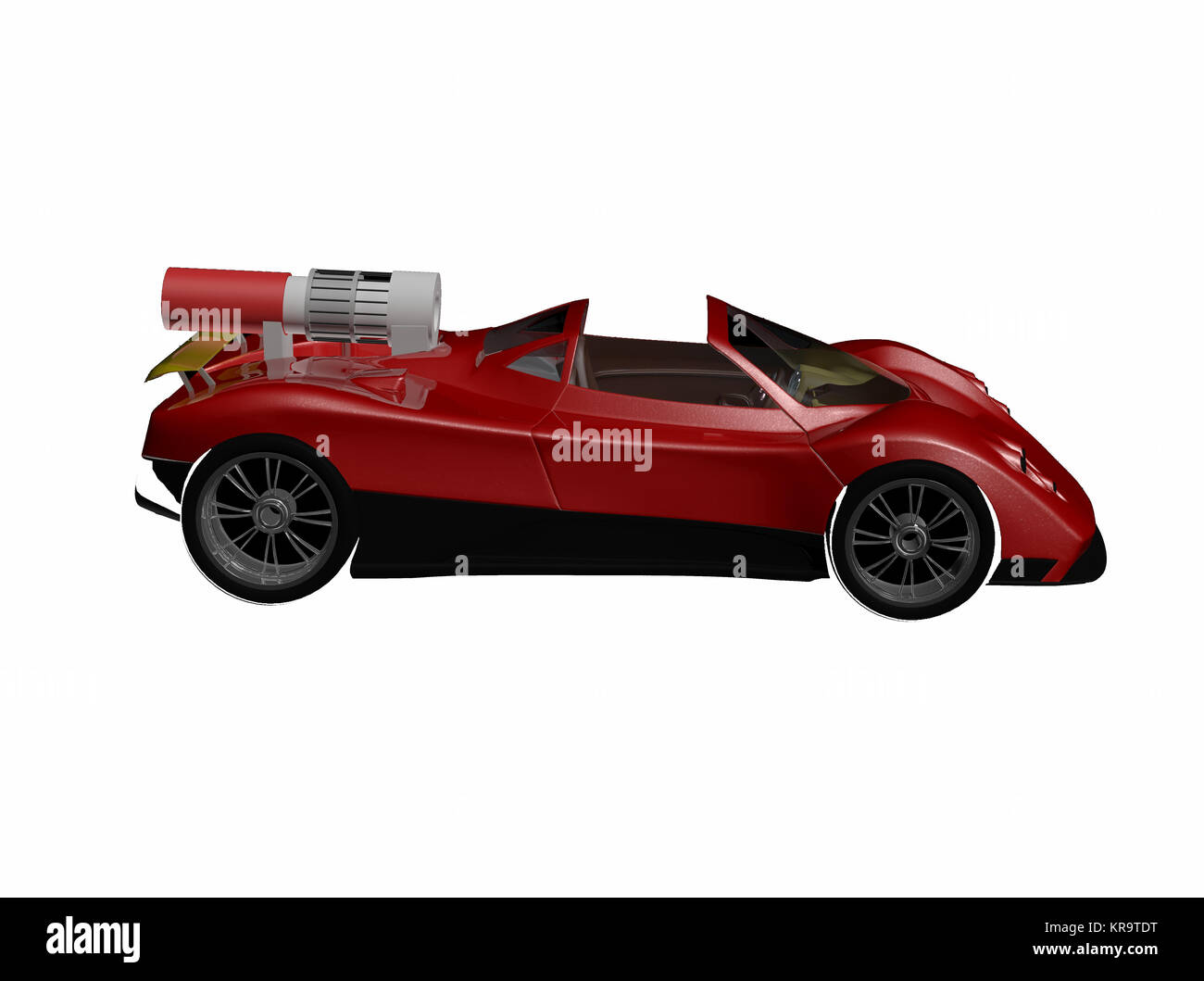 Rocket car exempted Stock Photo - Alamy