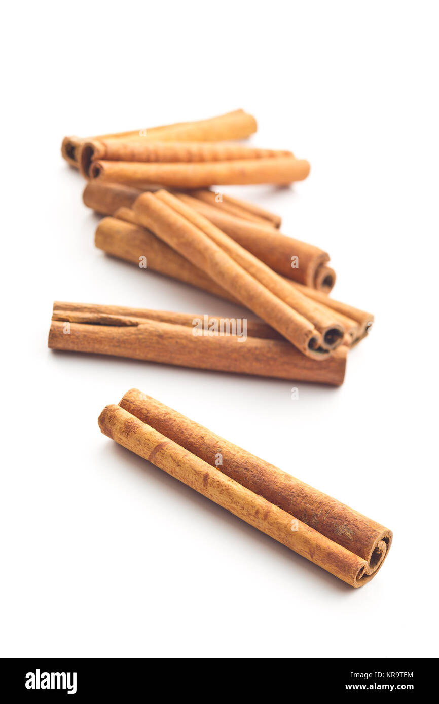 Cinnamon sticks spice Stock Photo - Alamy