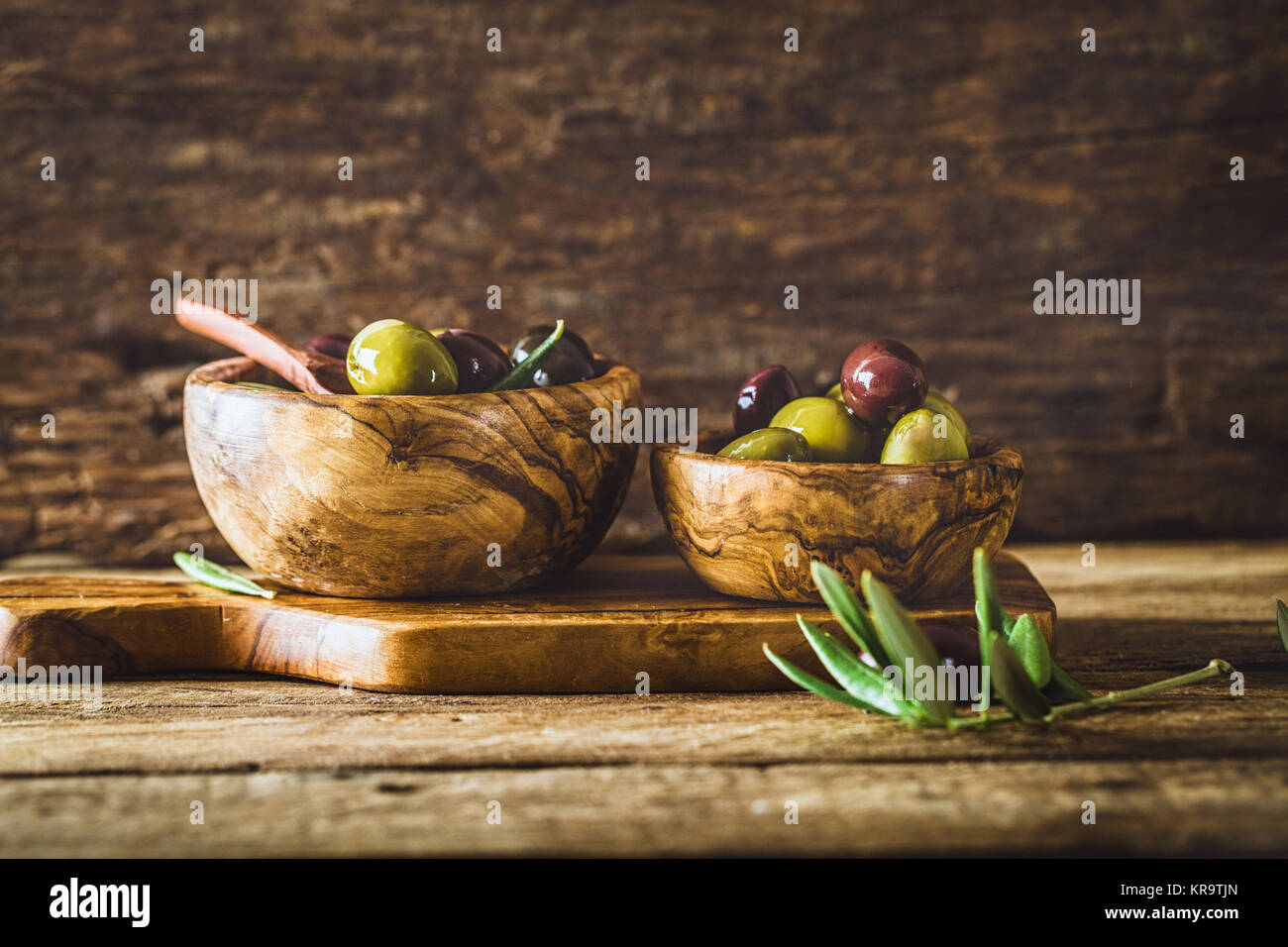 Olives on branch Stock Photo - Alamy