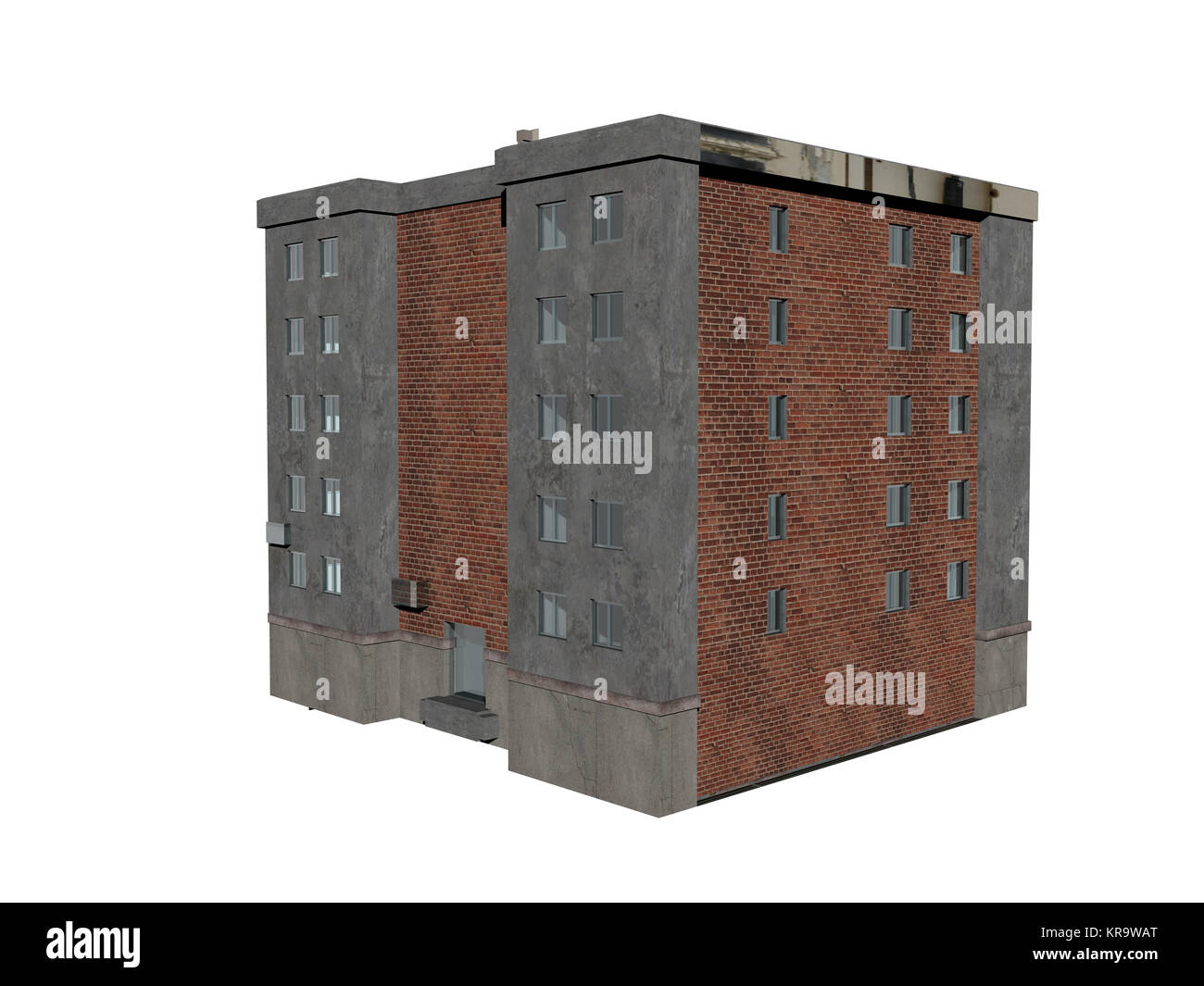 factory building isolated Stock Photo - Alamy