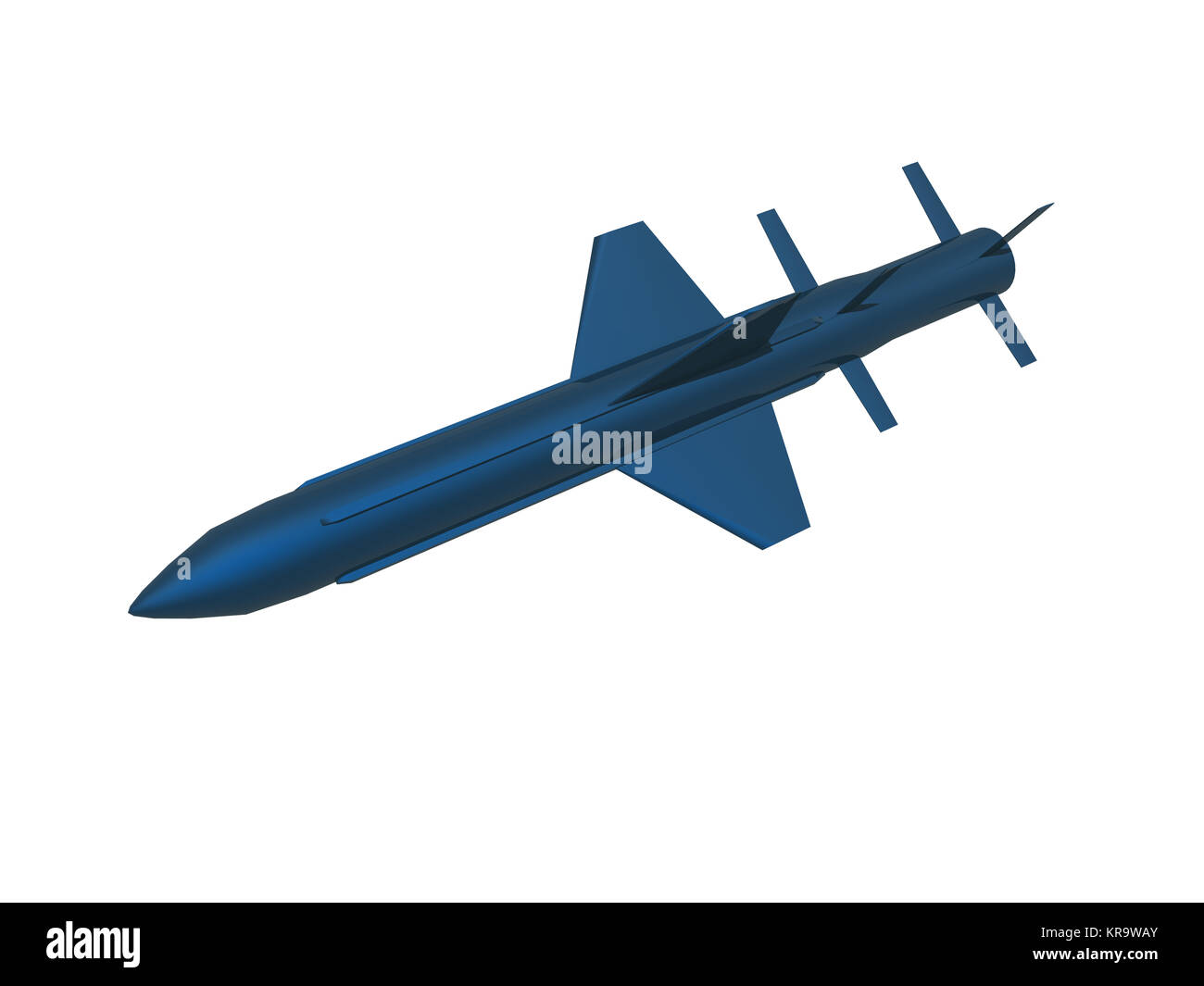 Rocket equipped with explosives released Stock Photo - Alamy