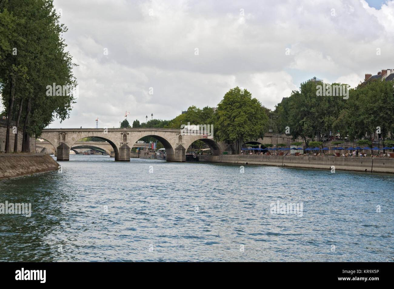 Pont Marie over the seine river in the center of Paris Stock Photo - Alamy