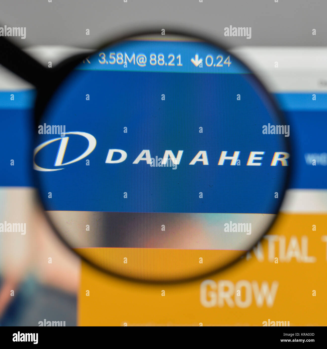 Danaher logo hi-res stock photography and images - Alamy