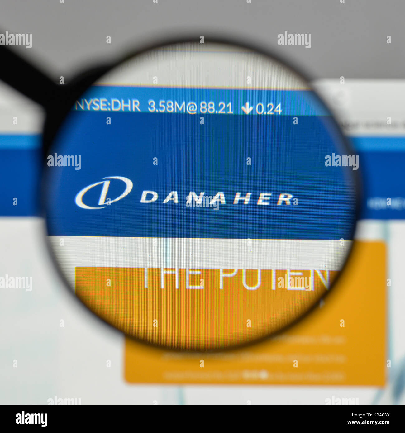 Danaher logo hi-res stock photography and images - Alamy