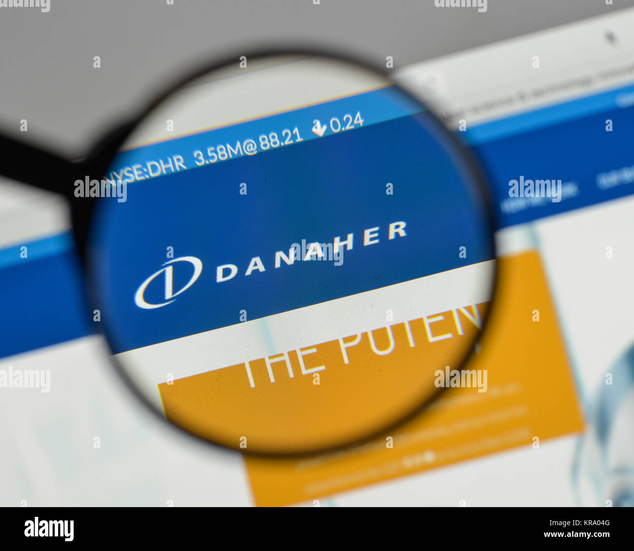Danaher logo hi-res stock photography and images - Alamy