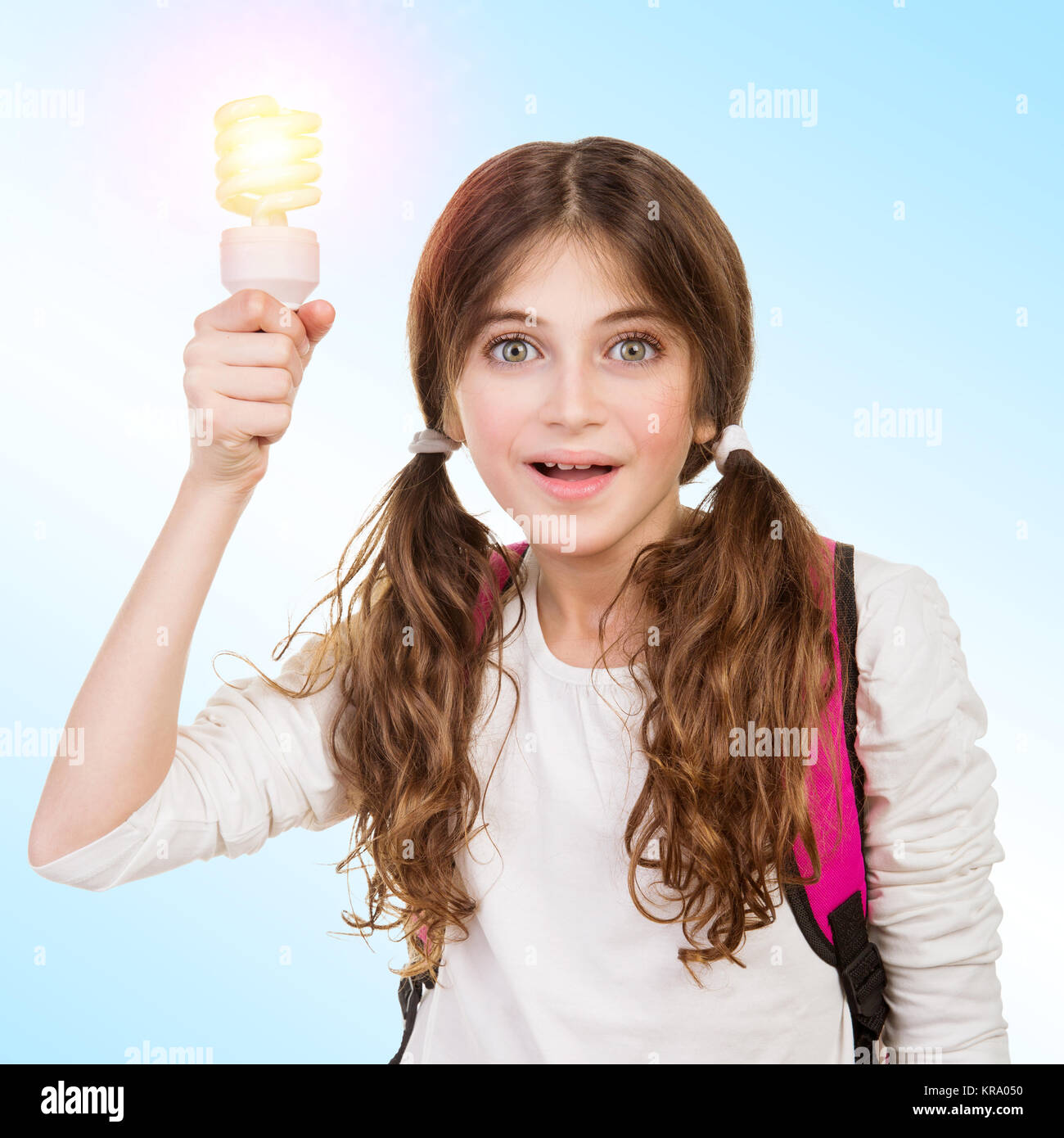 School girl with new idea Stock Photo - Alamy School girl with new idea Stock Photo - Alamy
