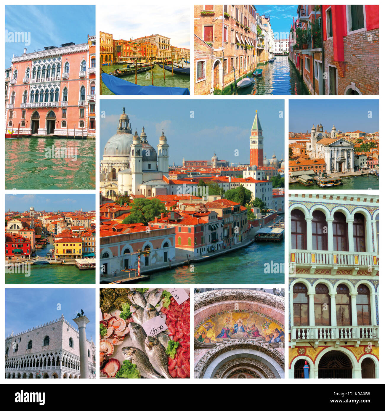Collage of images from Venice Stock Photo - Alamy