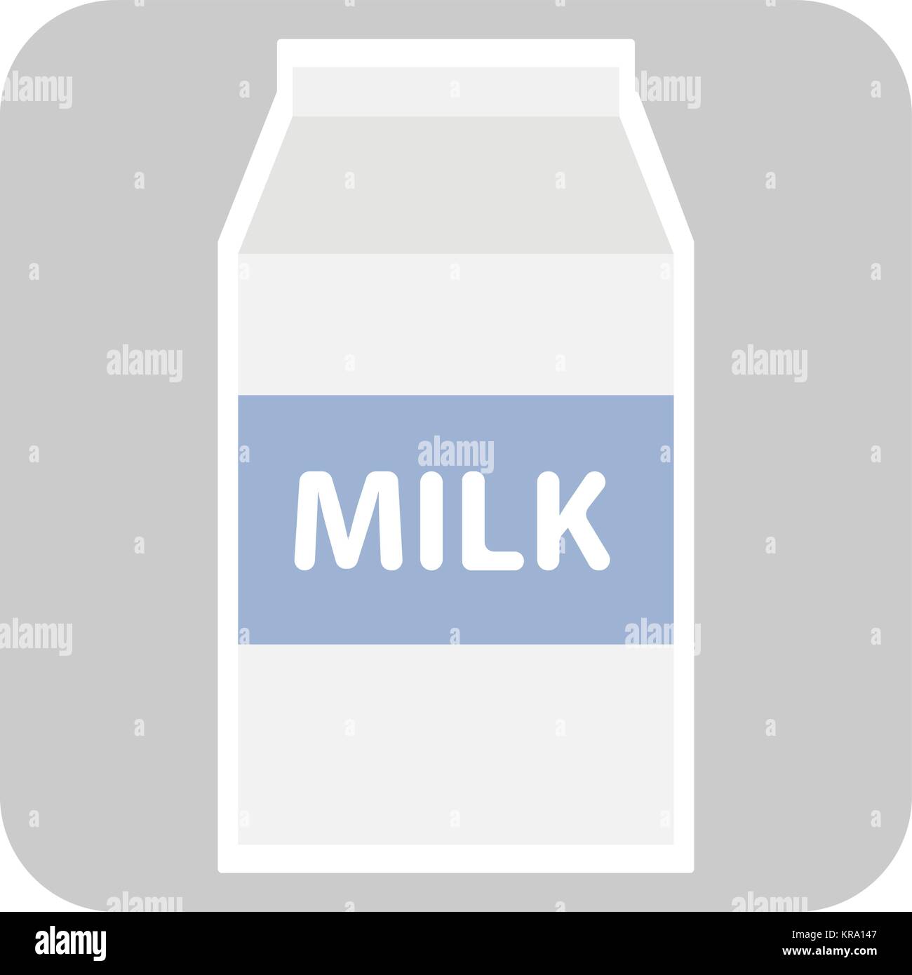 paper packet with milk isolated on white. vector Stock Vector Image ...
