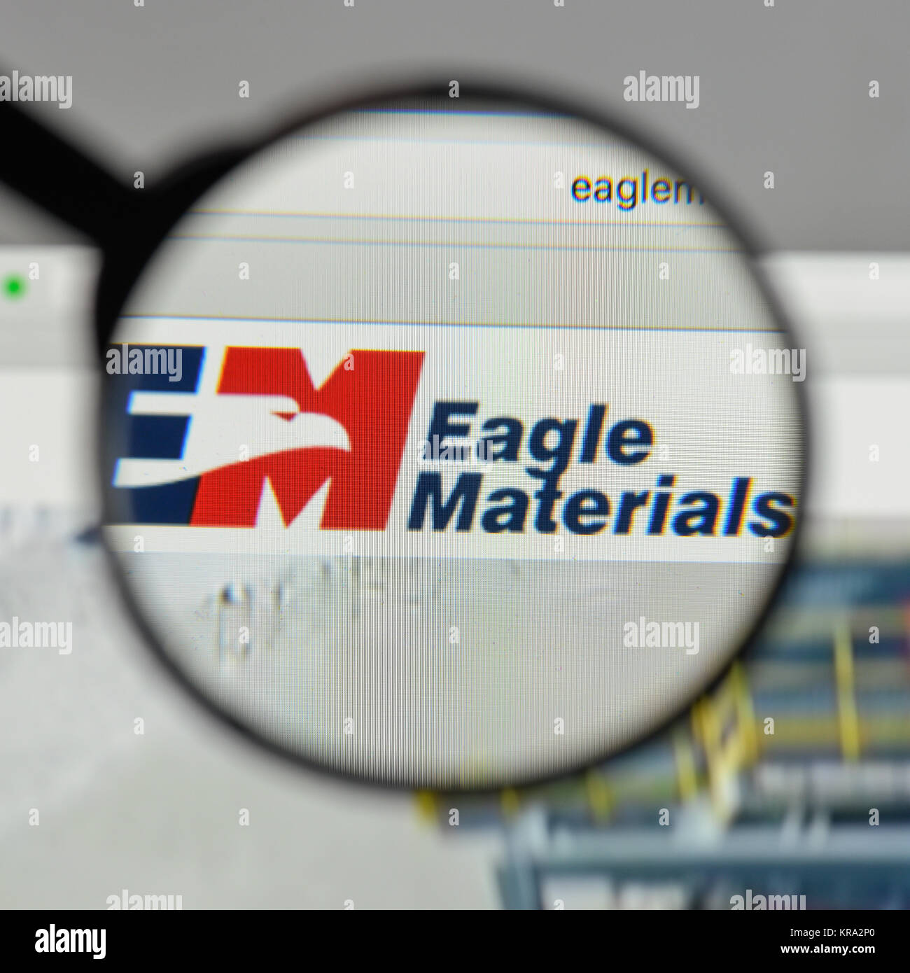 Eagle materials logo hi-res stock photography and images - Alamy