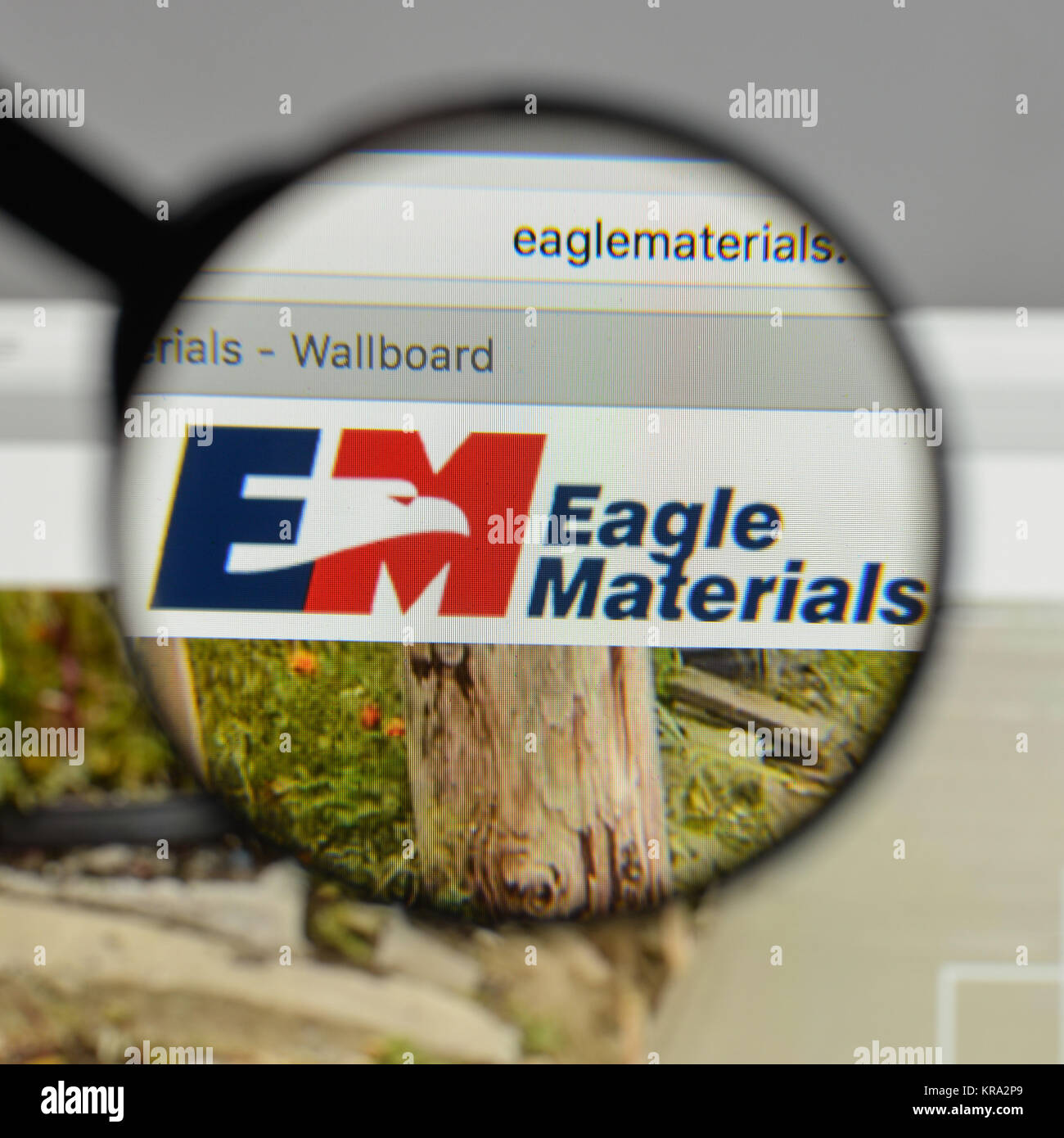 Eagle materials logo hi-res stock photography and images - Alamy