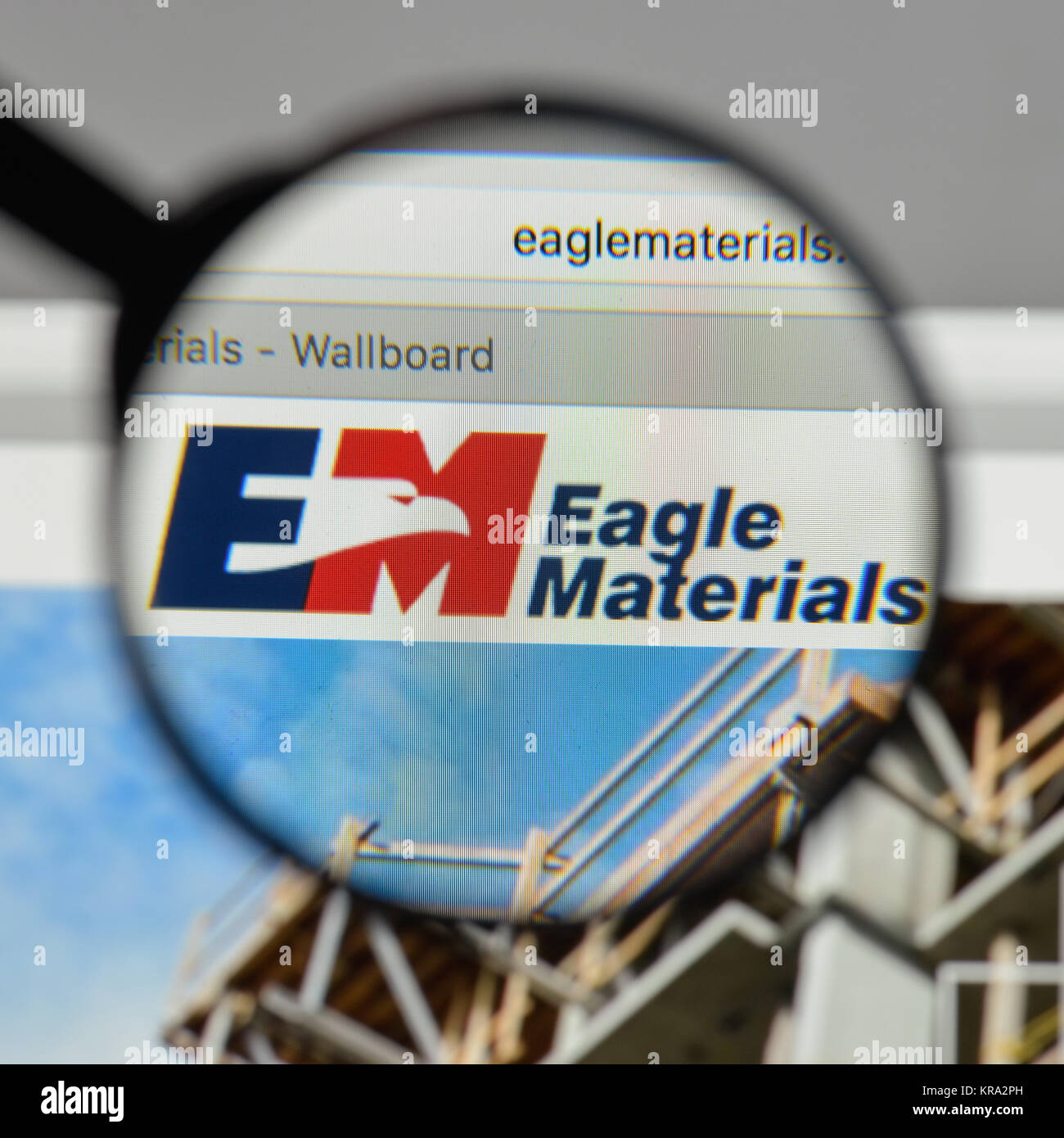 Eagle materials logo hi-res stock photography and images - Alamy