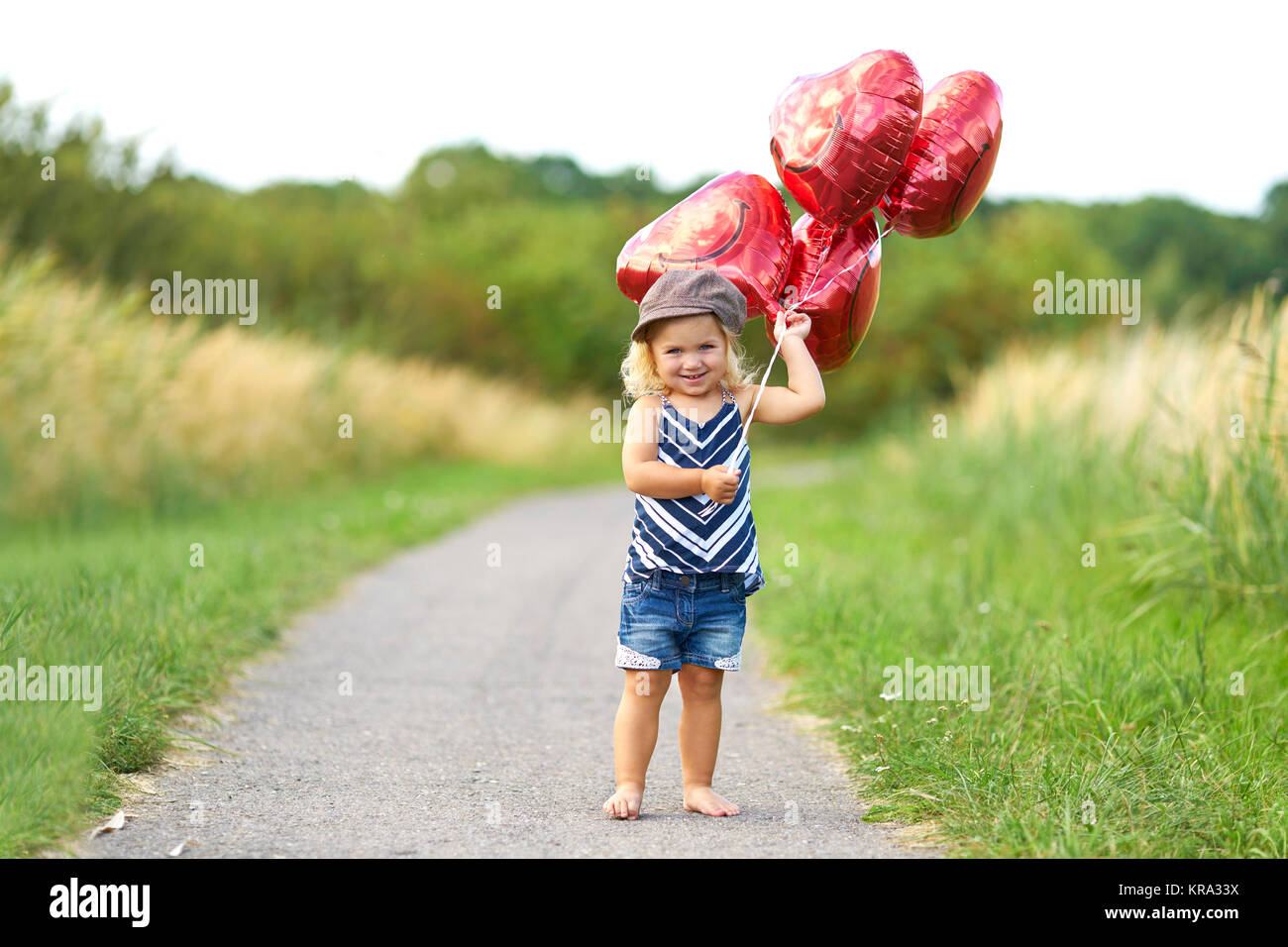 barefoot through the summer Stock Photo - Alamy