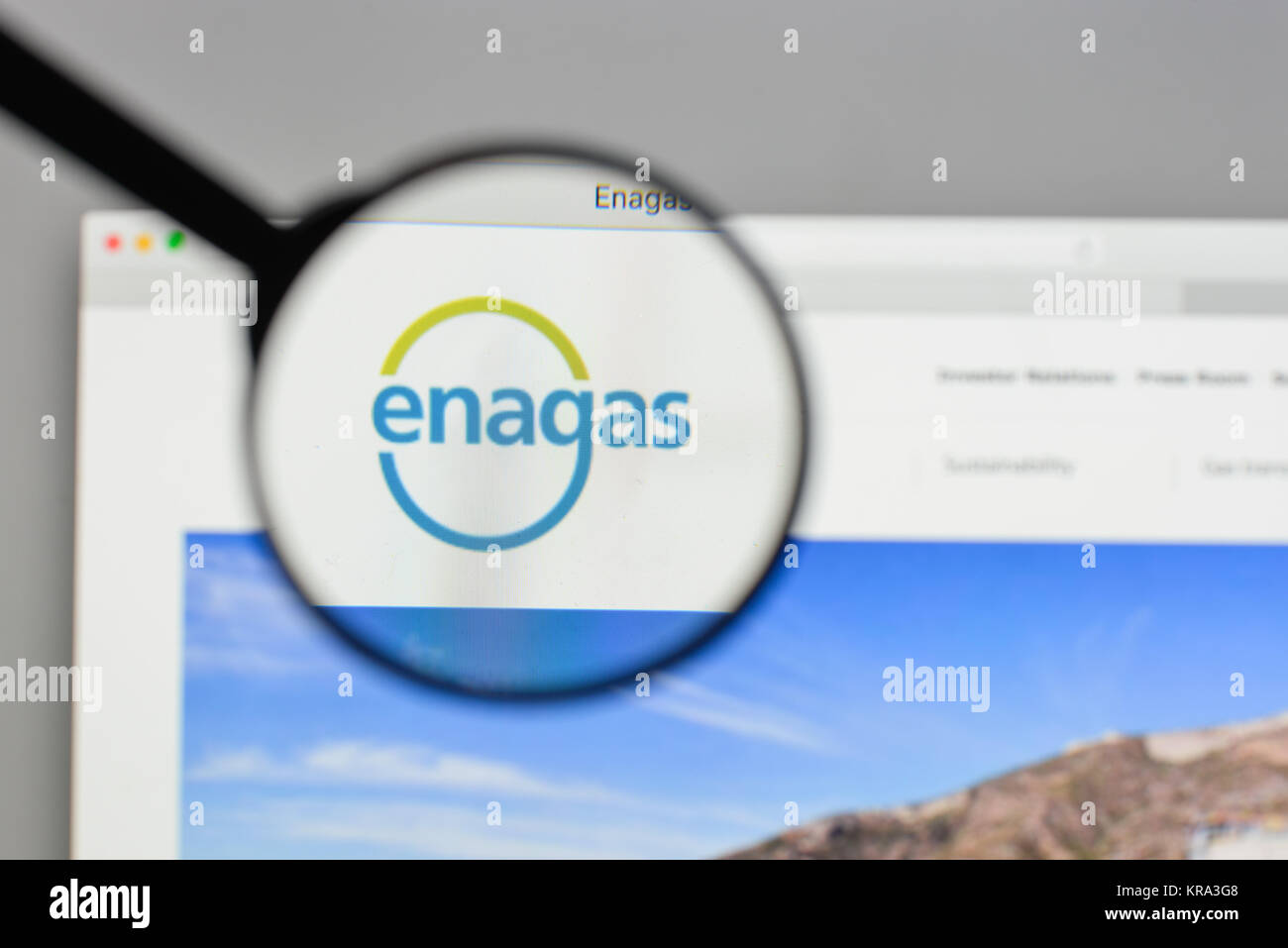Enagas logo hi-res stock photography and images - Alamy
