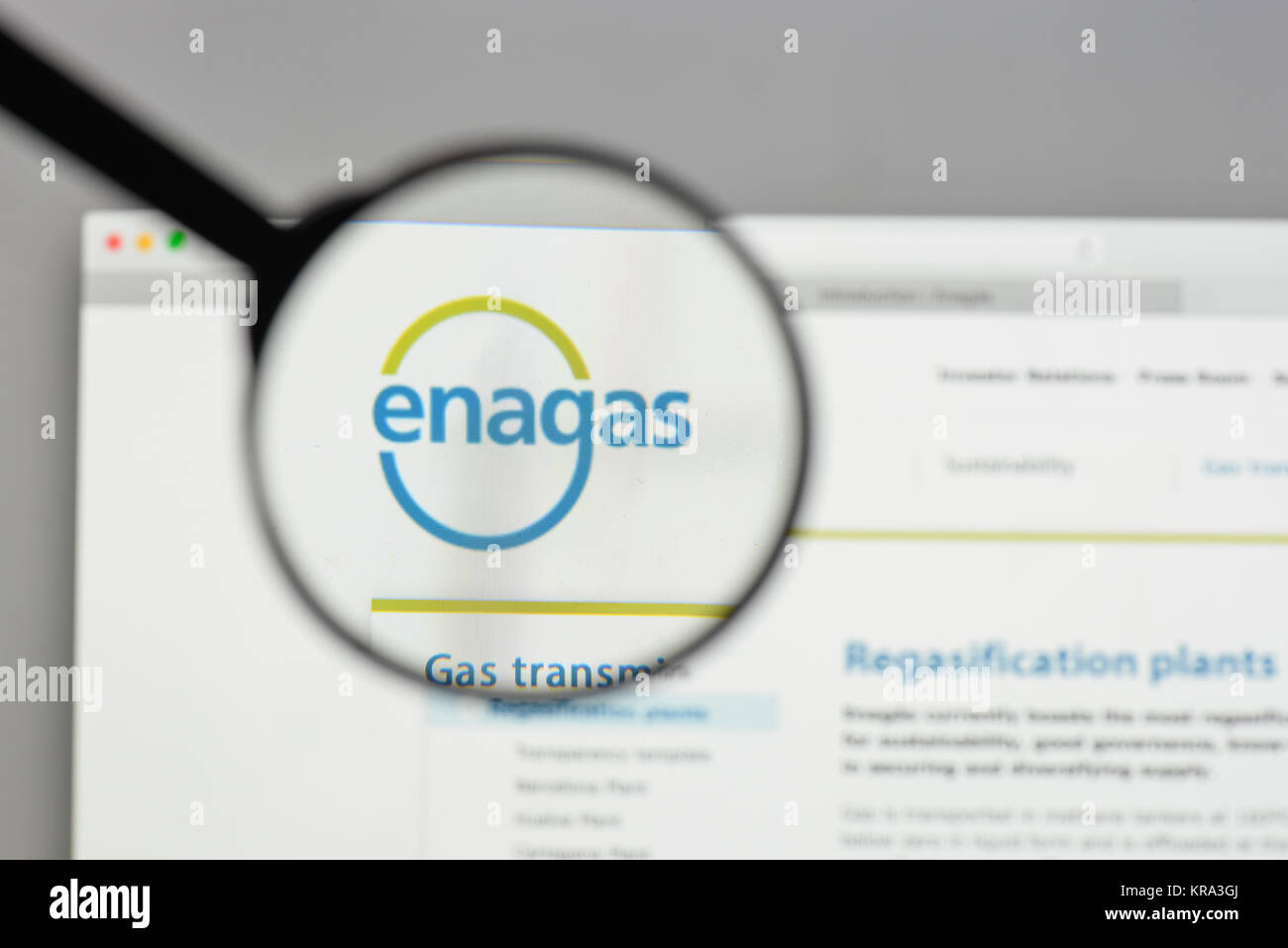 Enagas logo hi-res stock photography and images - Alamy
