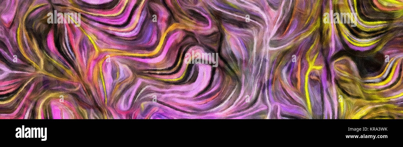 Fluid lines of color movement. 3D rendering Stock Photo - Alamy