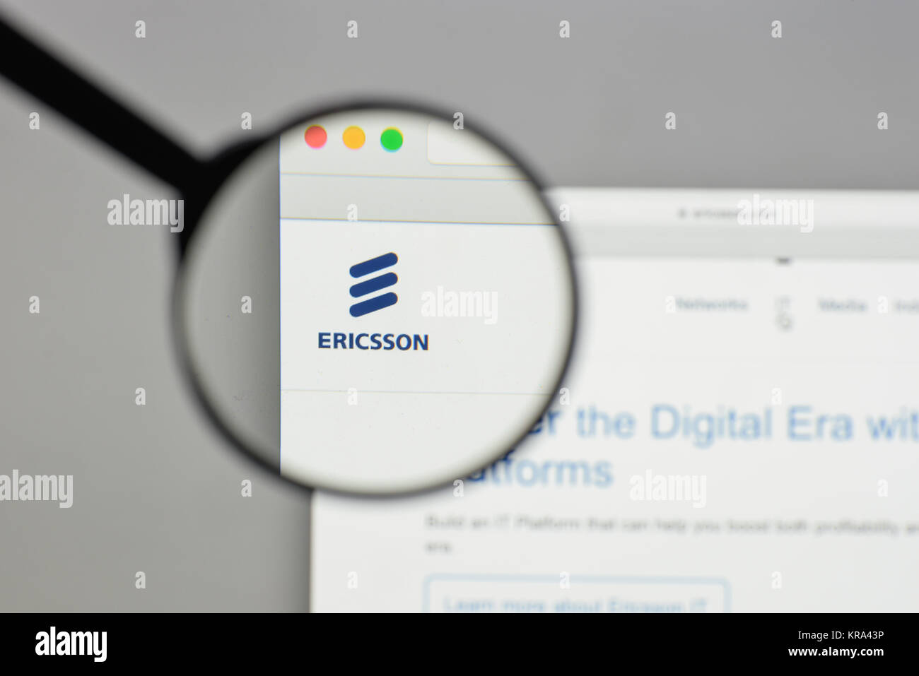 Ericsson logo hi-res stock photography and images - Alamy