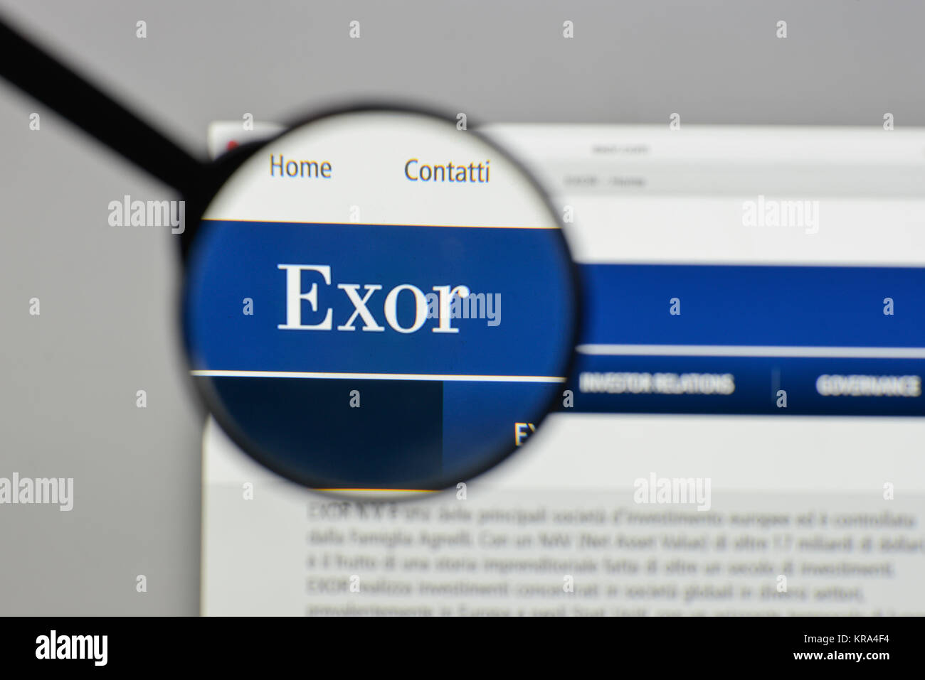 Exor logo hi-res stock photography and images - Alamy