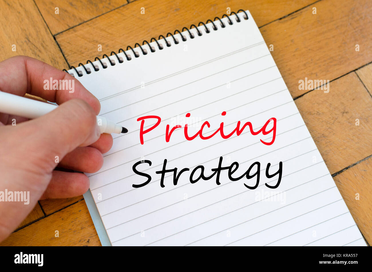 Pricing strategy text concept Stock Photo - Alamy