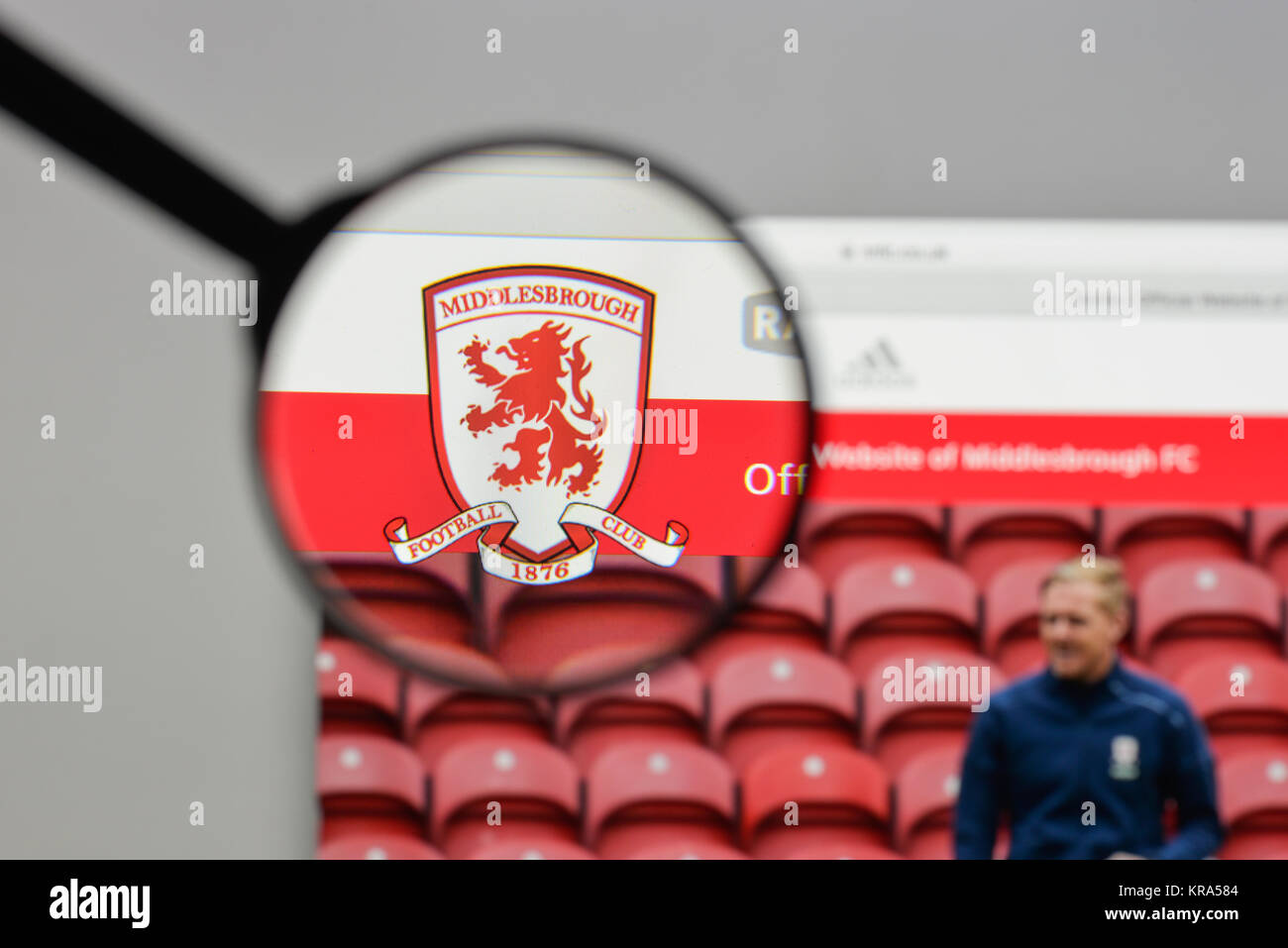 Middlesbrough fc logo hi-res stock photography and images - Alamy