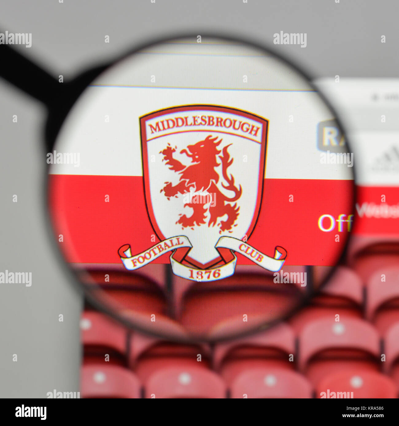 Middlesbrough fc logo hi-res stock photography and images - Alamy