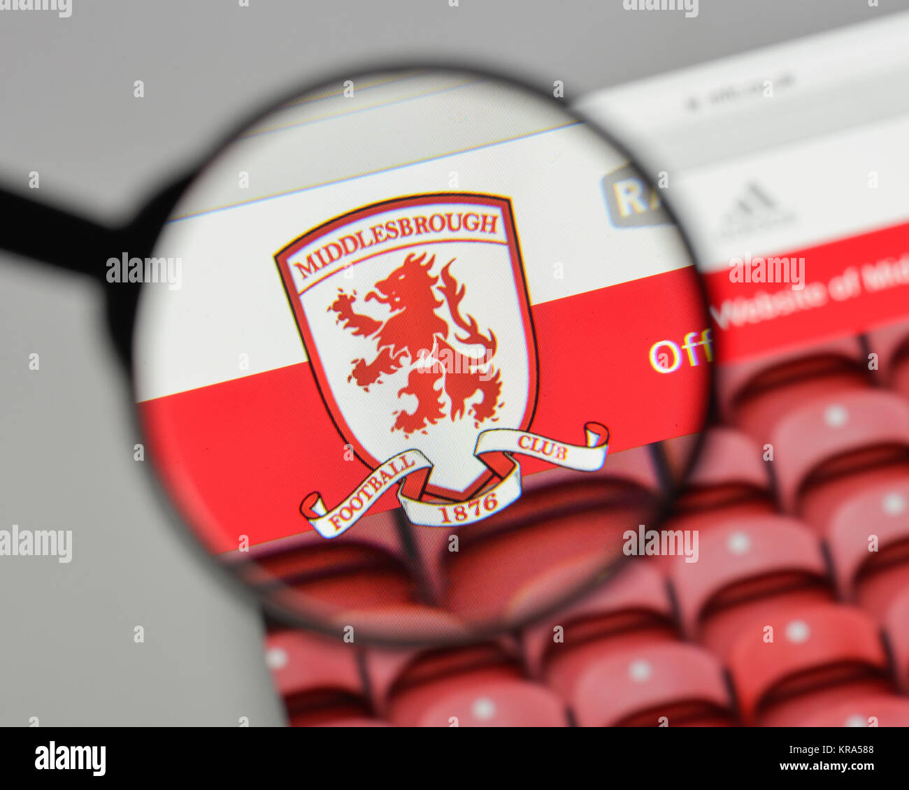 Middlesbrough fc logo hi-res stock photography and images - Alamy